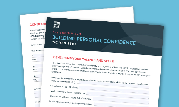 Leadership Worksheet: Building Confidence